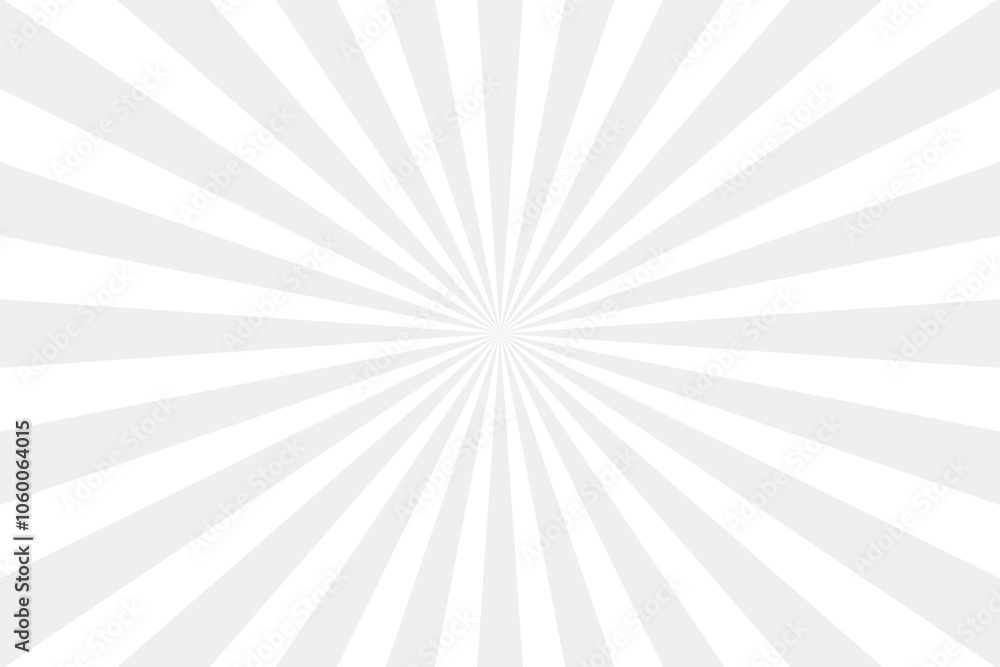 Sunburst grey and white background vector design. comic background with ...