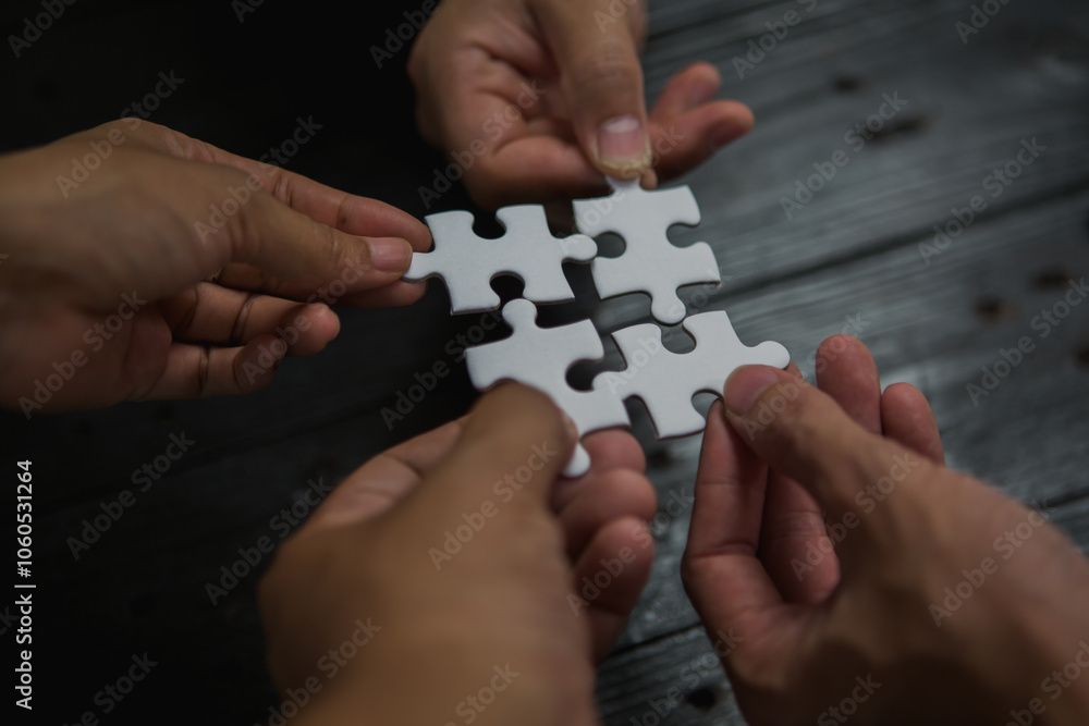 Teamwork is like a jigsaw puzzle, where each member contributes unique ...