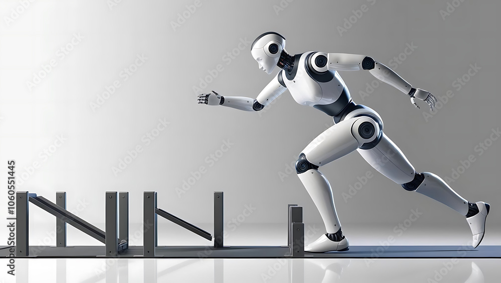 human like robot navigating obstacles with seamless motion capture ...