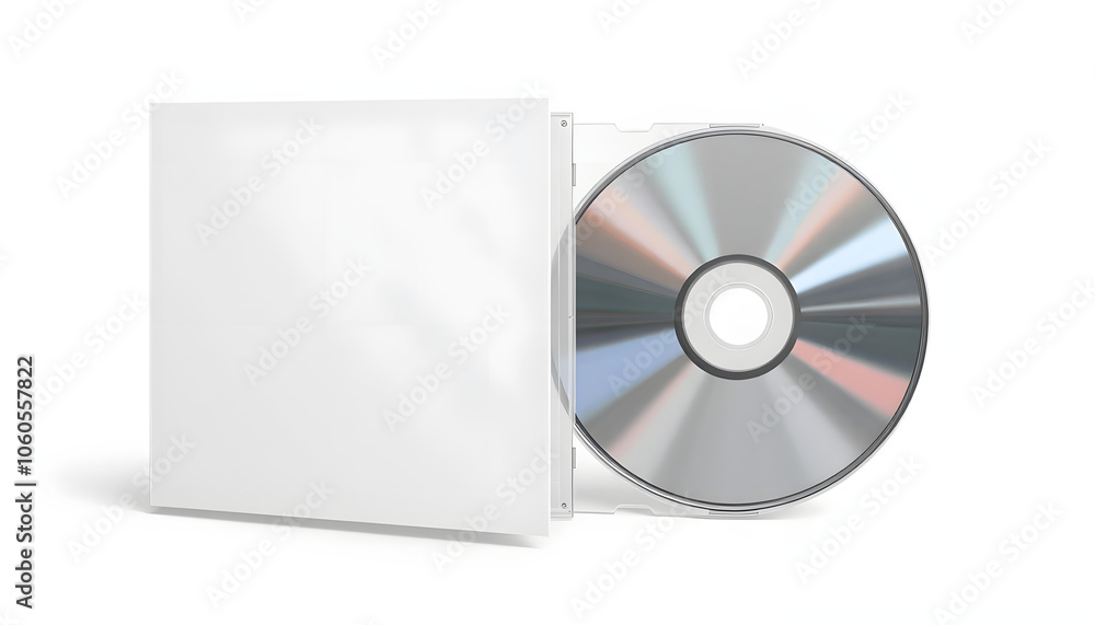 Super jewel case, modern rounded cd case mockup overlay. album cover ...