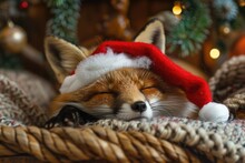 Christmas Fox Free Stock Photo - Public Domain Pictures