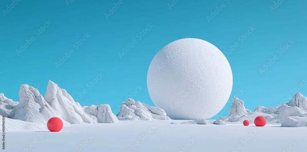 An alien planet fantasy landscape space background. A sci-fi horizontal ...