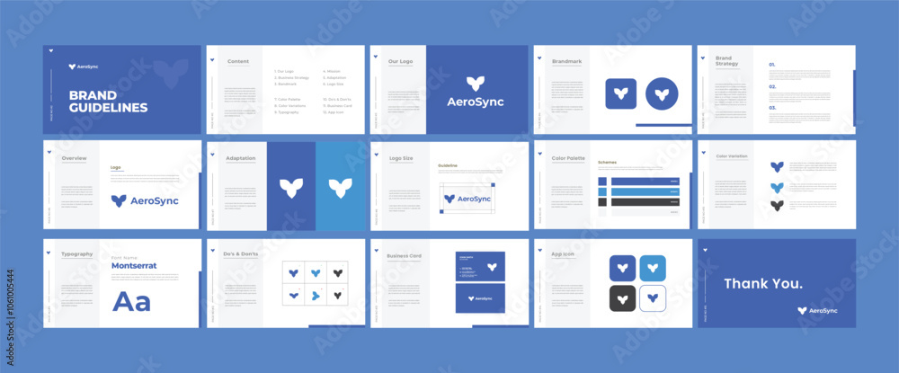 Professional Brand Guidelines Template, Brand Identity Presentation ...