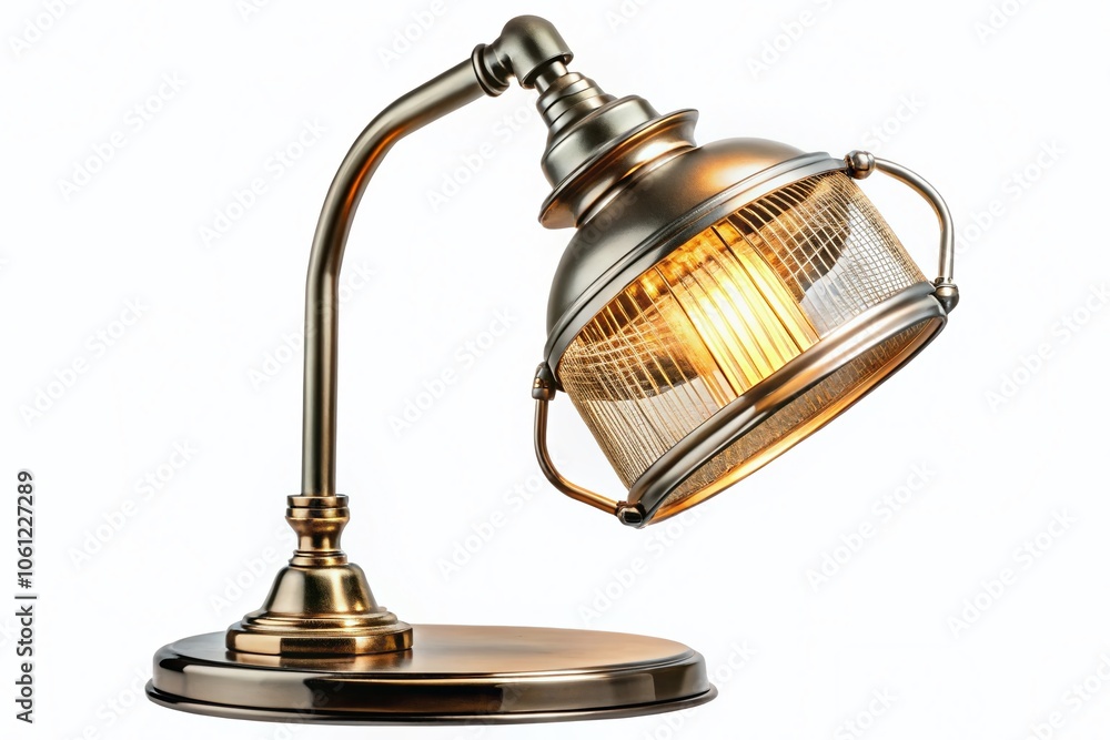 Retro Majestic Desk Lamp Cutout for Urban Exploration Photography ...