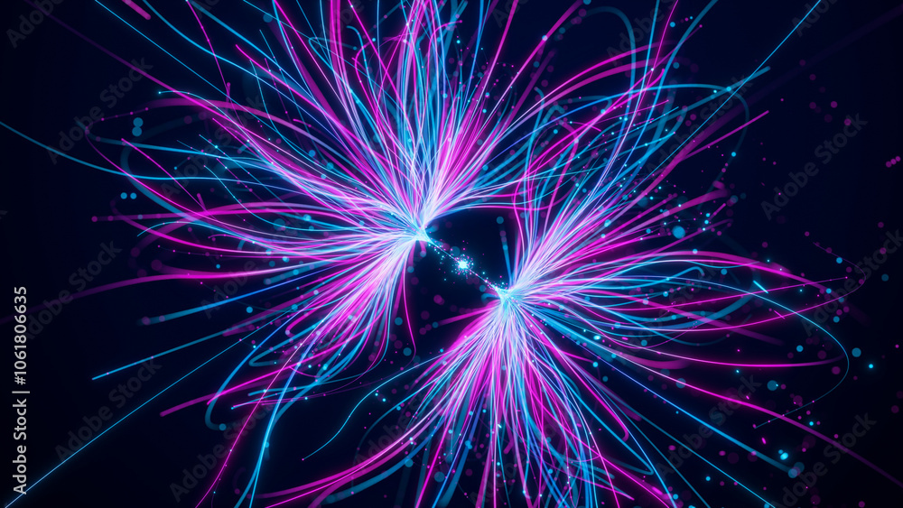 Big data artificial intelligence machine learning neural network flow ...