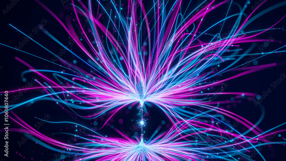Big data artificial intelligence machine learning neural network flow ...