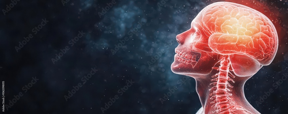 3D model of a medical infographic showing common causes of dizziness ...
