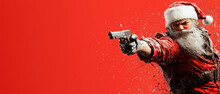 Santa With A Gun Free Stock Photo - Public Domain Pictures