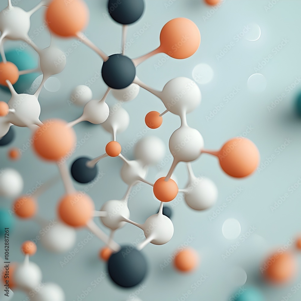 Harmonious Molecular Structure:A Captivating Technical Diagram ...
