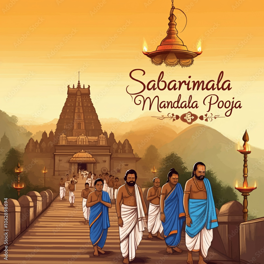 Devotees gather at Sabarimala for the sacred Mandala Pooja, celebrating ...