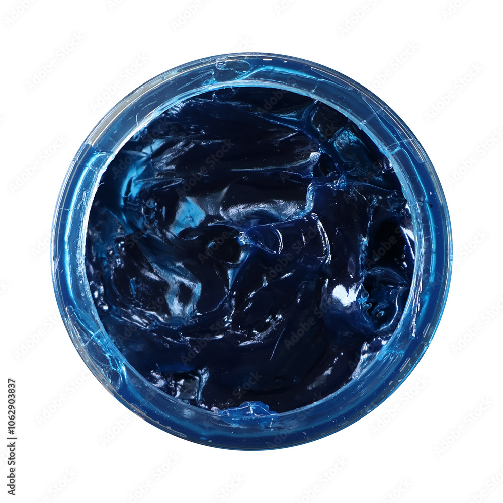 Heavy duty semi synthetic lithium grease on transparent background ...