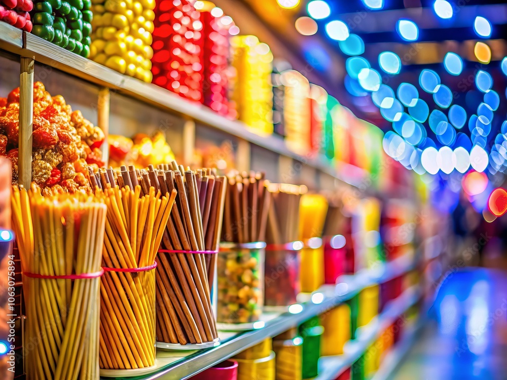 Display of Various Flavors of Pocky Biscuits from Glico on Store Shelf ...