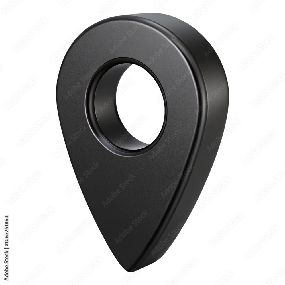 3D Realistic Location map pin gps pointer marker, PNG file, map pointer ...