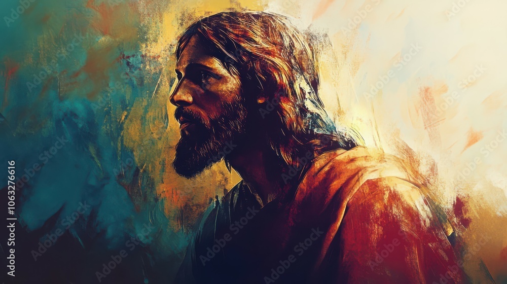 god religious spiritual illustration gospel grace blessed background ...