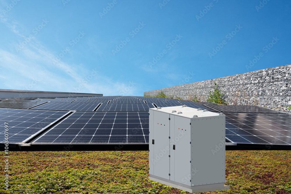 Photovoltaic system with power storage on a roof – more independent ...
