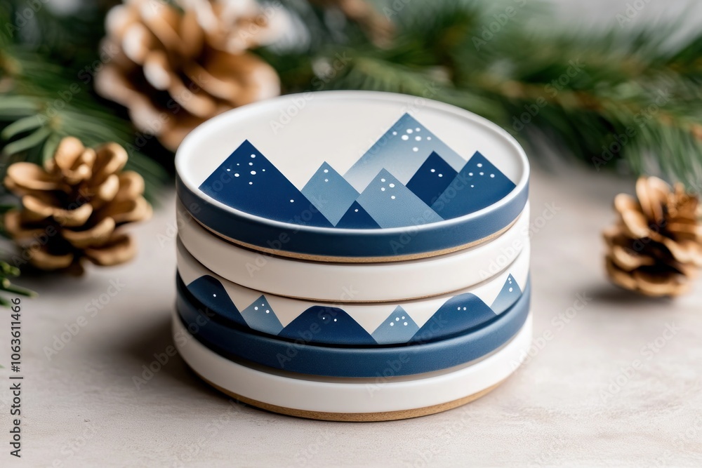 DIY Holiday Coasters with Painted Winter Designs Easy Step-by-Step ...