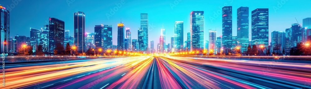 Engineers overseeing large-scale bridge construction in a modern city ...