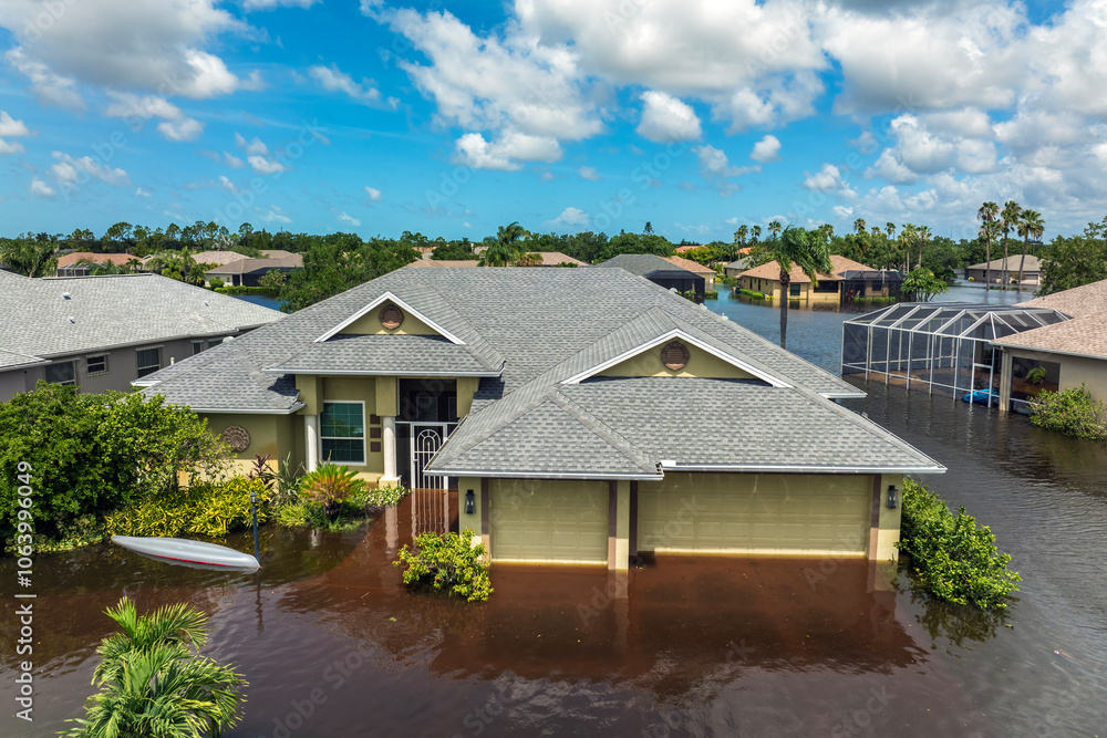 Flooding in Florida caused by tropical storm from hurricane Debby ...