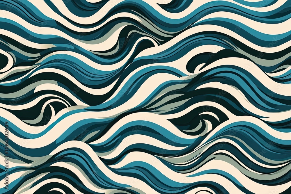 Vibrant Wave Patterns in Visual Arts and Fashion Trends for Engaging ...