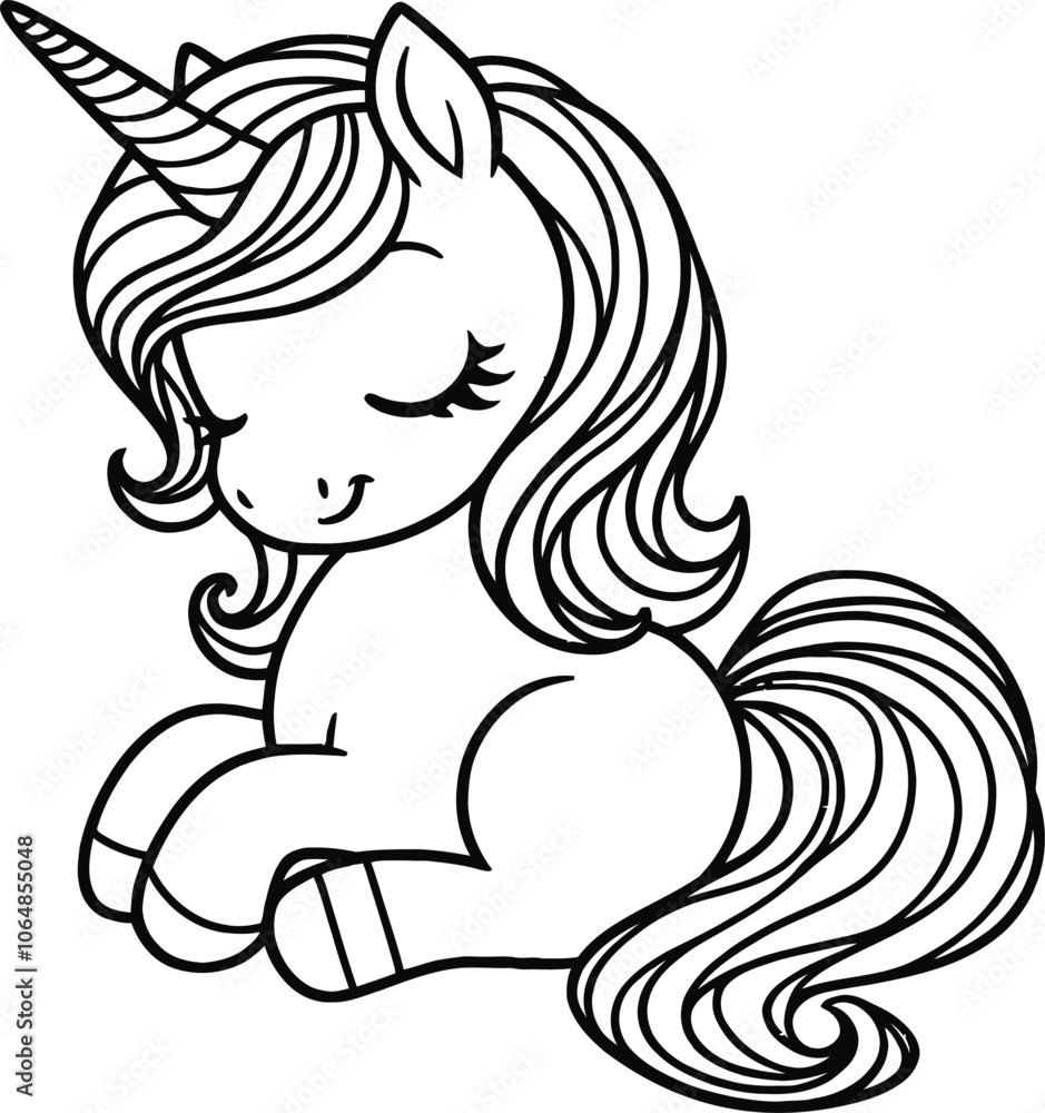 unicorn coloring pages for kids, Magical Unicorn Coloring Pages to ...