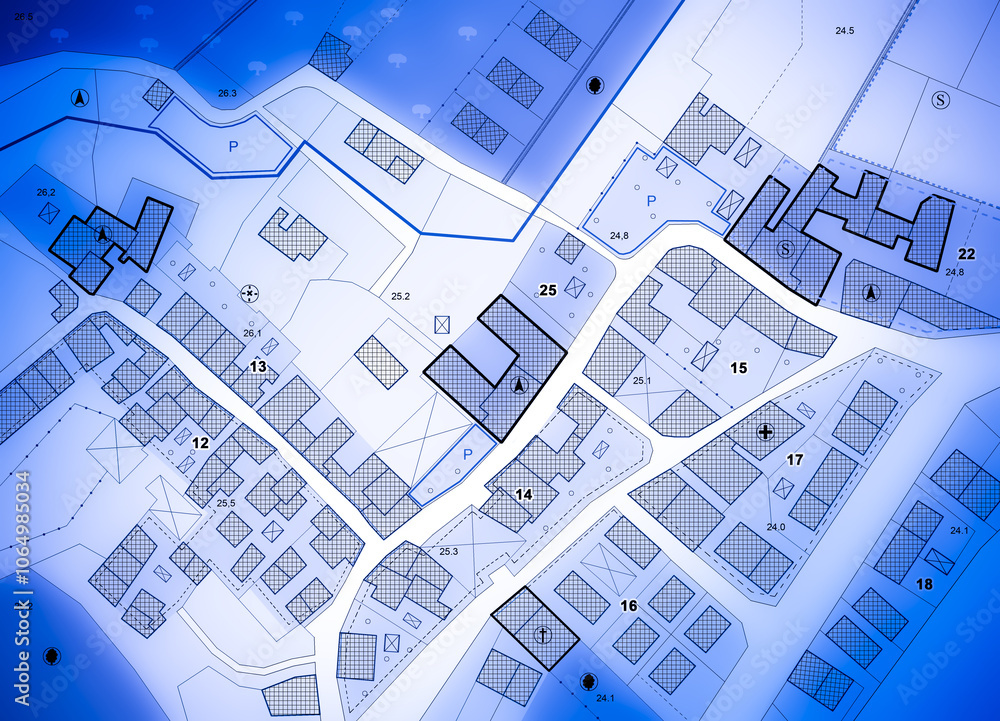Imaginary Cadastral and General Urban Planning documentation - Zoning ...