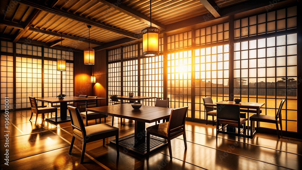 Silhouette Photography of Japanese Restaurant Interior in Palembang ...