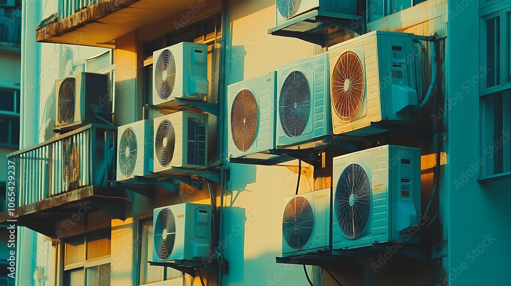 How buildings with many AC units contribute to climate change through ...