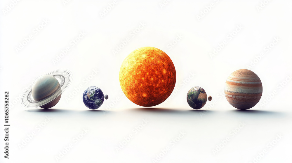 Title: Exploring the Solar System: A Size Comparison of Planets and ...