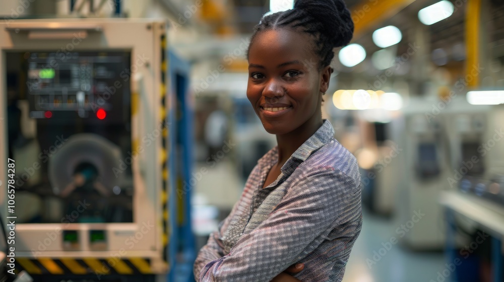 Smart Factory Innovation, advanced manufacturing environment featuring ...