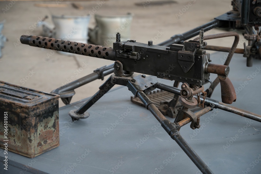 The Browning 1919 machine gun was the light machine gun of the US Army ...