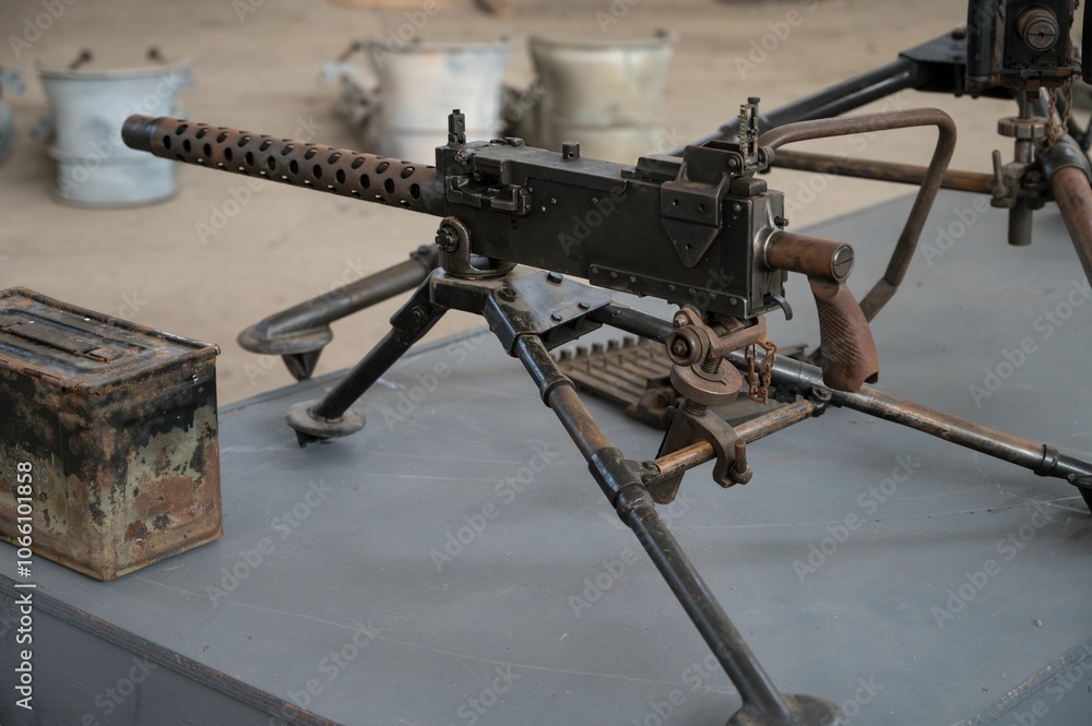 Foto de Stock The Browning 1919 machine gun was the light machine gun ...
