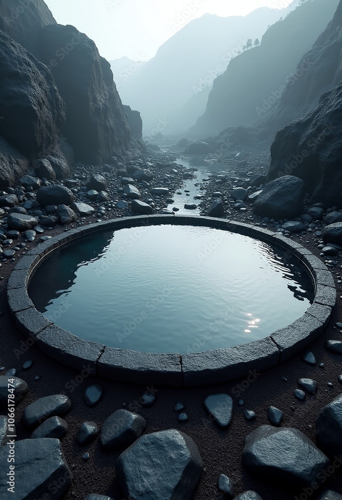 Cyberpunk Dreamscape: High-Resolution 4K Image, Illuminated Water ...