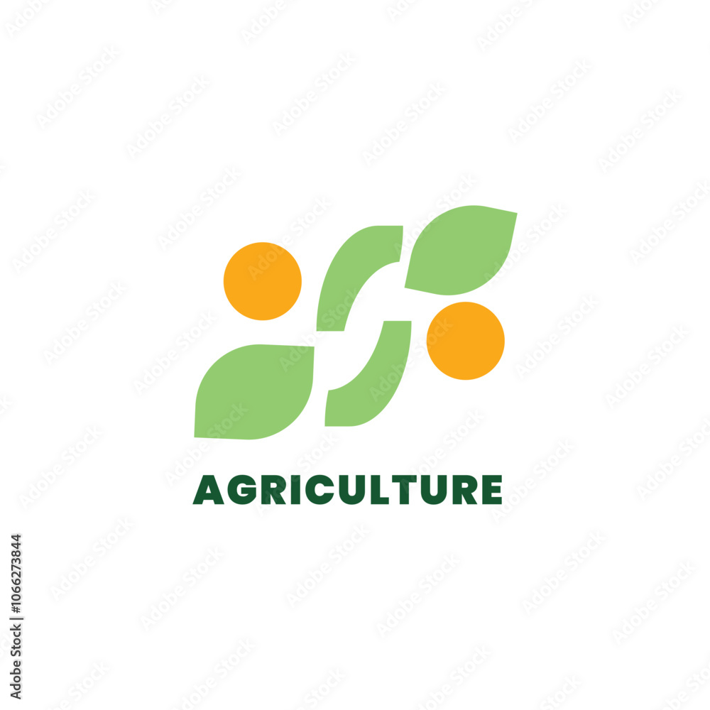 Logo Agriculture Elegant modern Featuring Fresh Produce and Natural ...