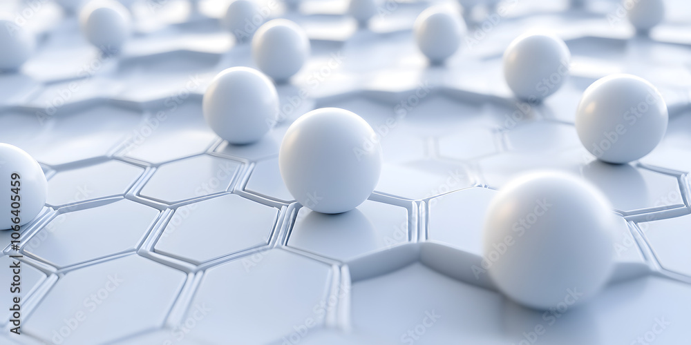 Ultra realistic molecule structure 3D rendering, molecule, physics ...