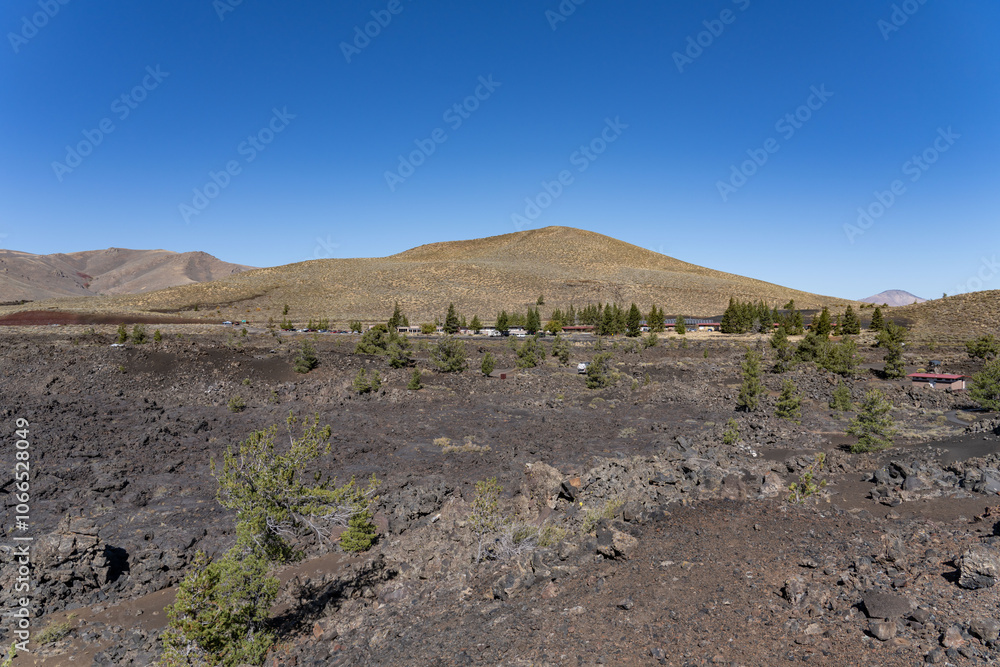 Big Craters Slab Lava Flow. North Crater Flow Trail / Craters of the ...