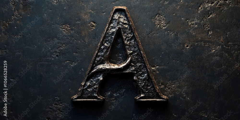 black metal art featuring a lowercased letter a from the lgbt alphabet ...