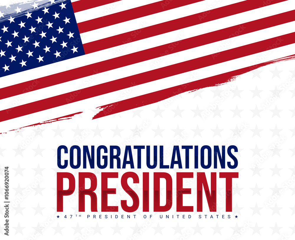 Congratulations to the 47th President of the United States. Make ...