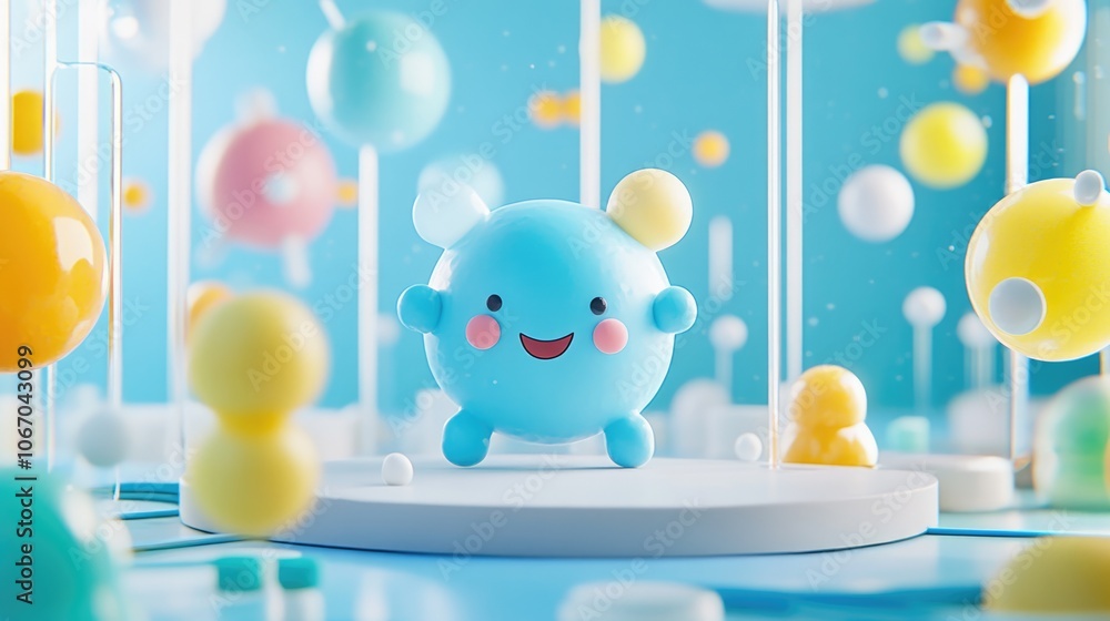 Blue illustration of sodium pyruvate depicting its role as an energy ...