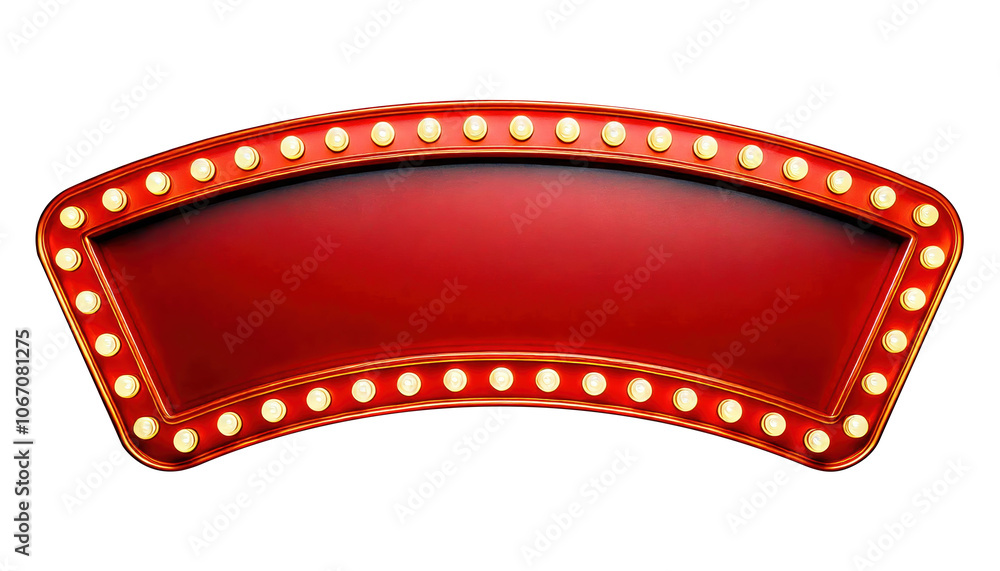 3D retro cinema frame on white background Stock Illustration | Adobe Stock