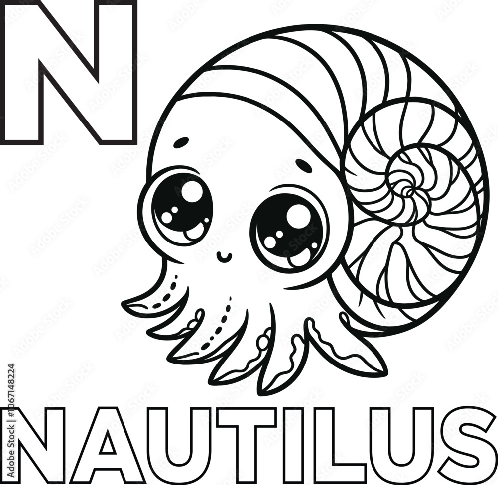 Sea creature ocean animals coloring pages for kids, ocean animals name ...