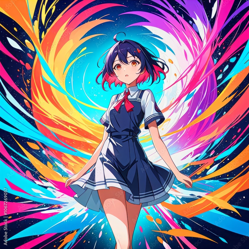 Abstract background in 1920x1080 resolution featuring vibrant ...