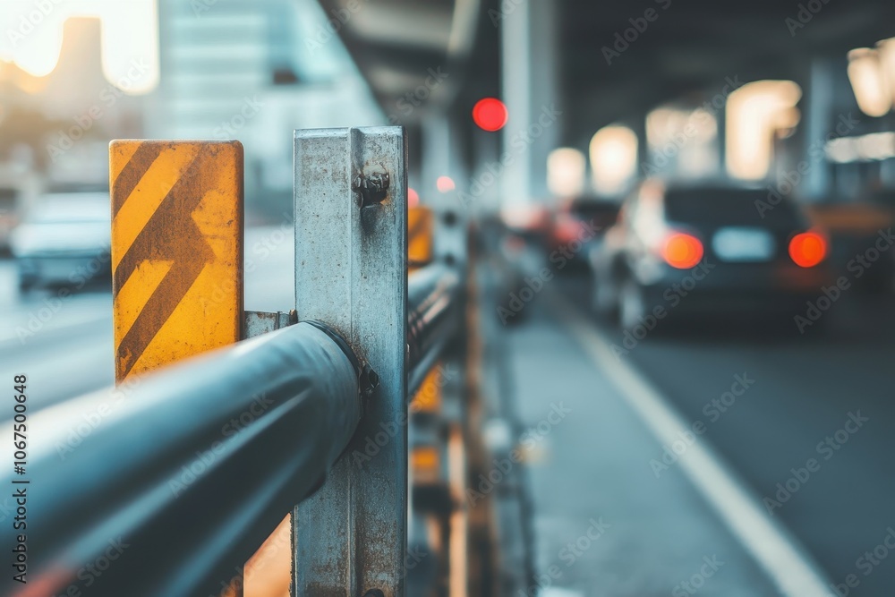 Side mounted metal barrier for vehicle accident protection Safety ...