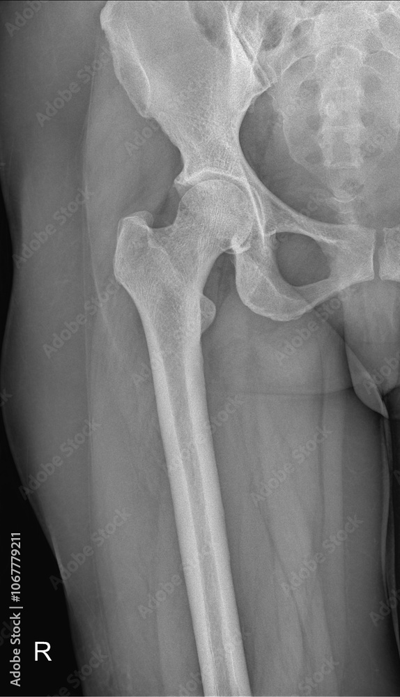X-Ray of Hip Joint and Proximal Femur for Diagnostic Imaging Stock ...