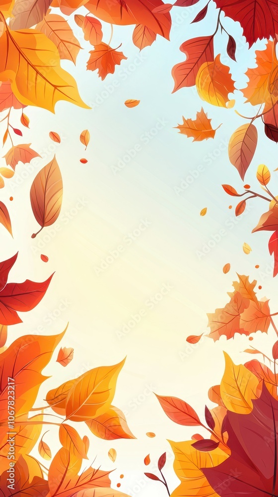 Capture the beauty of vivid fall foliage framing a bright sky for ...