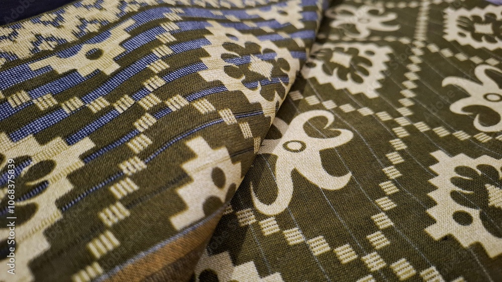 Pattern of Batik Dayak from Indonesia. Details of Batik Dayak is ...