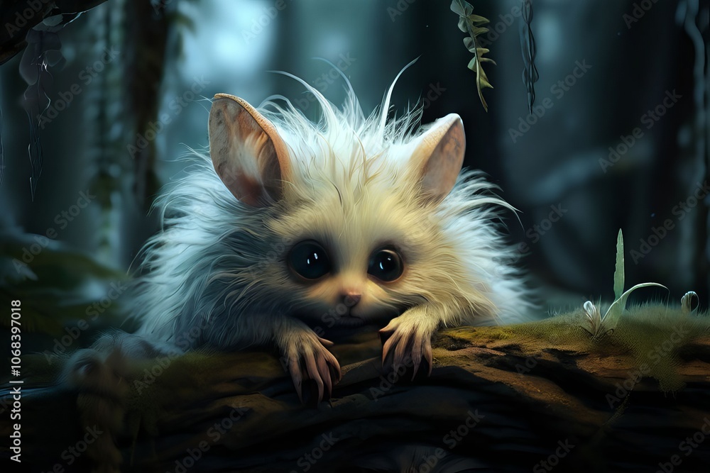 dream eater a small furry creature that feeds on nightmares it b Stock ...