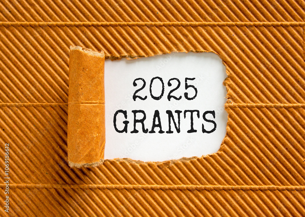Planning 2025 grants new year symbol. Concept words 2025 Grants on ...