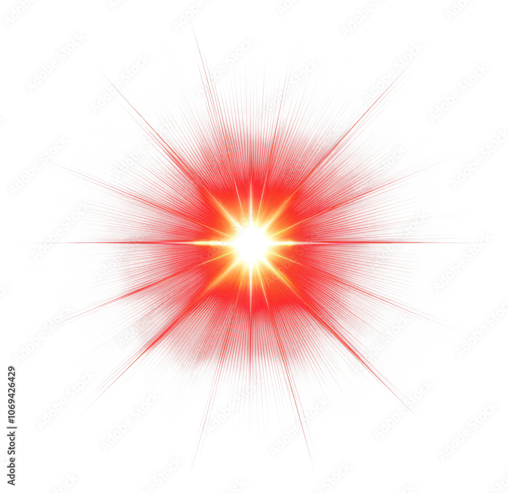 PNG An isolated red blink sun ray light effect background outdoors ...