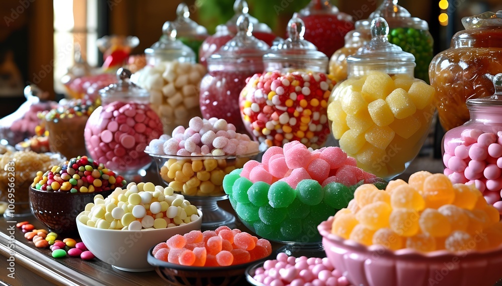 Discover the sweet world of colorful candy displays and their ...