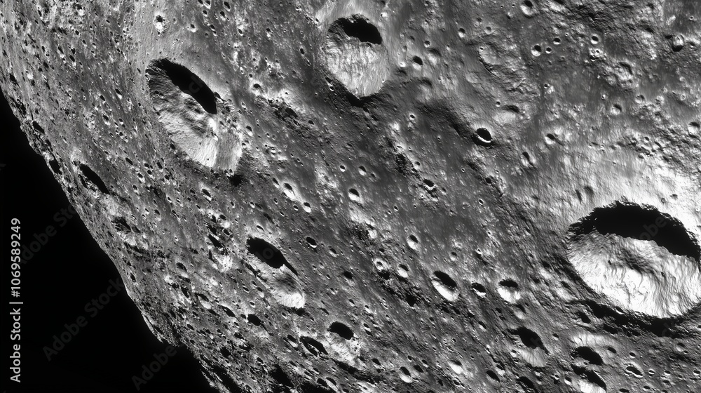 Space object uneven asteroid texture craters space environment natural ...